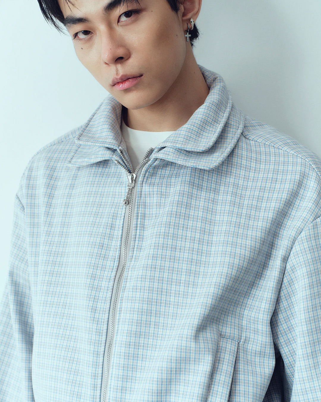 Checkered double-layer collar short jacket / kadakada（カダカダ）通販 店舗 / 渋谷 ...