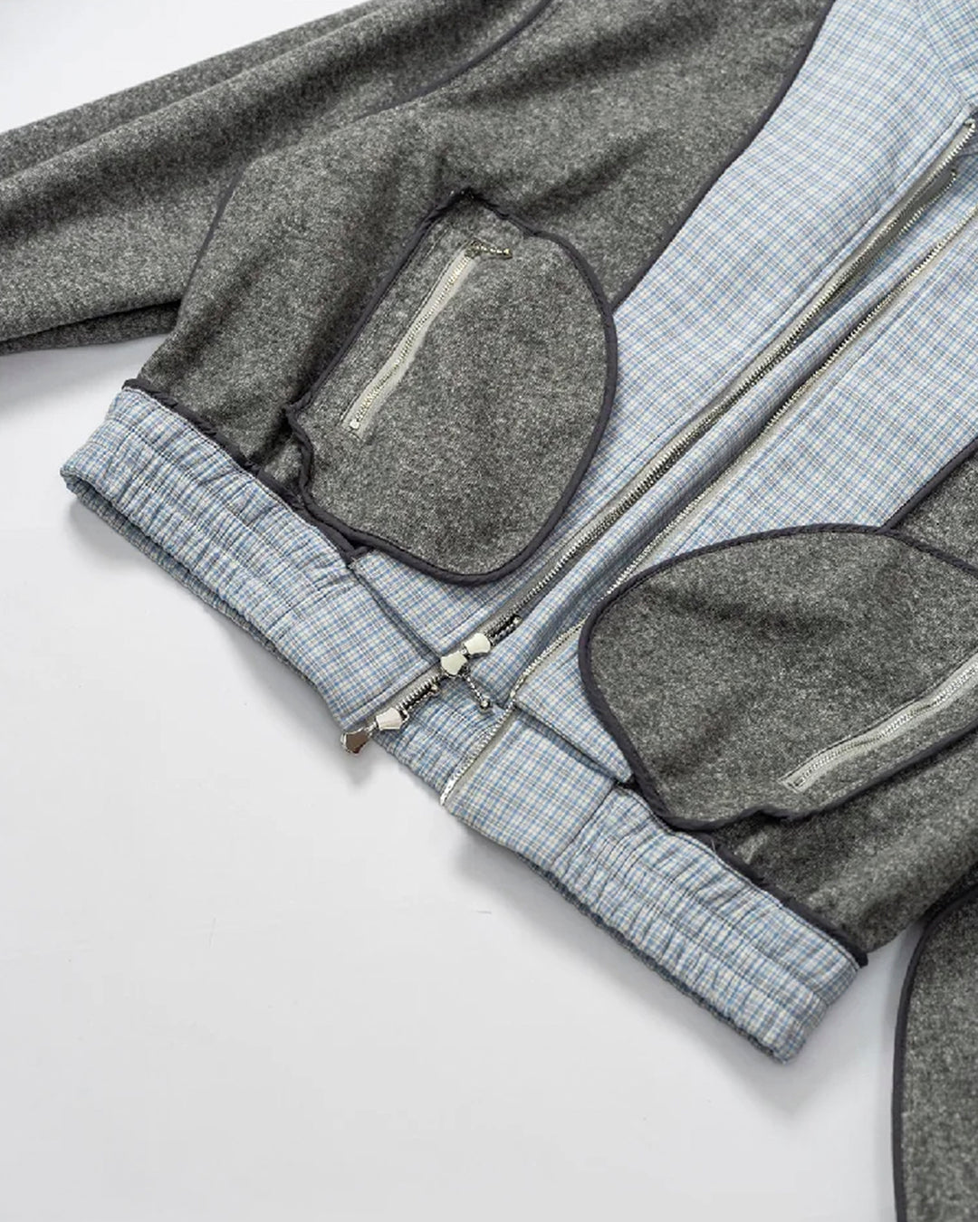 Checkered double-layer collar short jacket / kadakada（カダカダ）通販 店舗 / 渋谷 ...